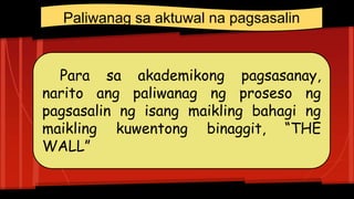 Mga hakbang sa Pagsasalin | PPTX