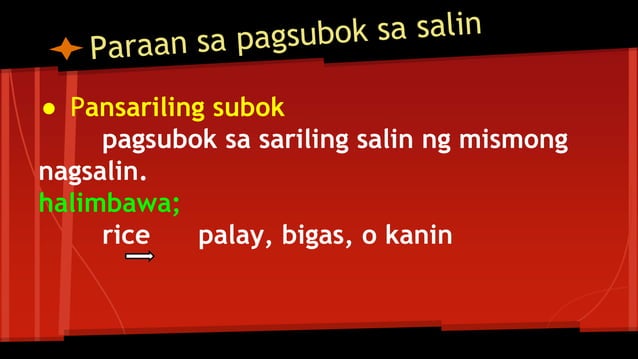 Mga hakbang sa Pagsasalin | PPTX