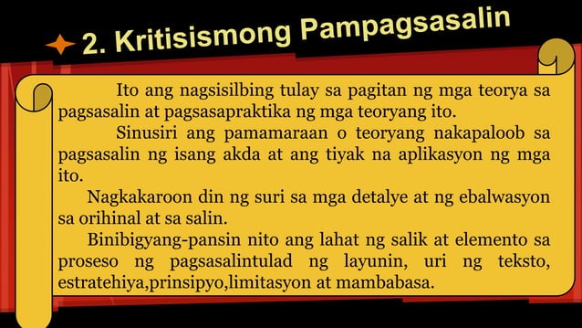Mga hakbang sa Pagsasalin | PPTX