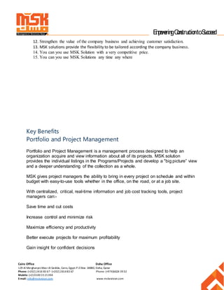 MSK Profile | DOCX