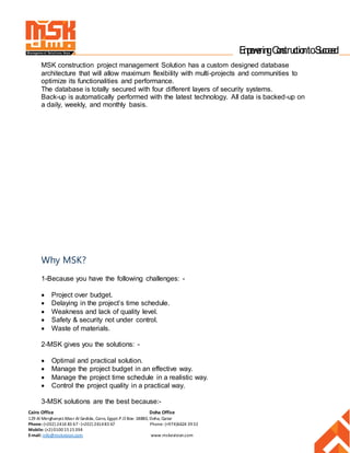 MSK Profile | DOCX