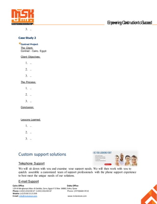 MSK Profile | DOCX
