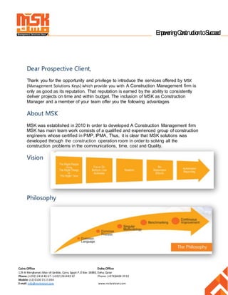 MSK Profile | DOCX