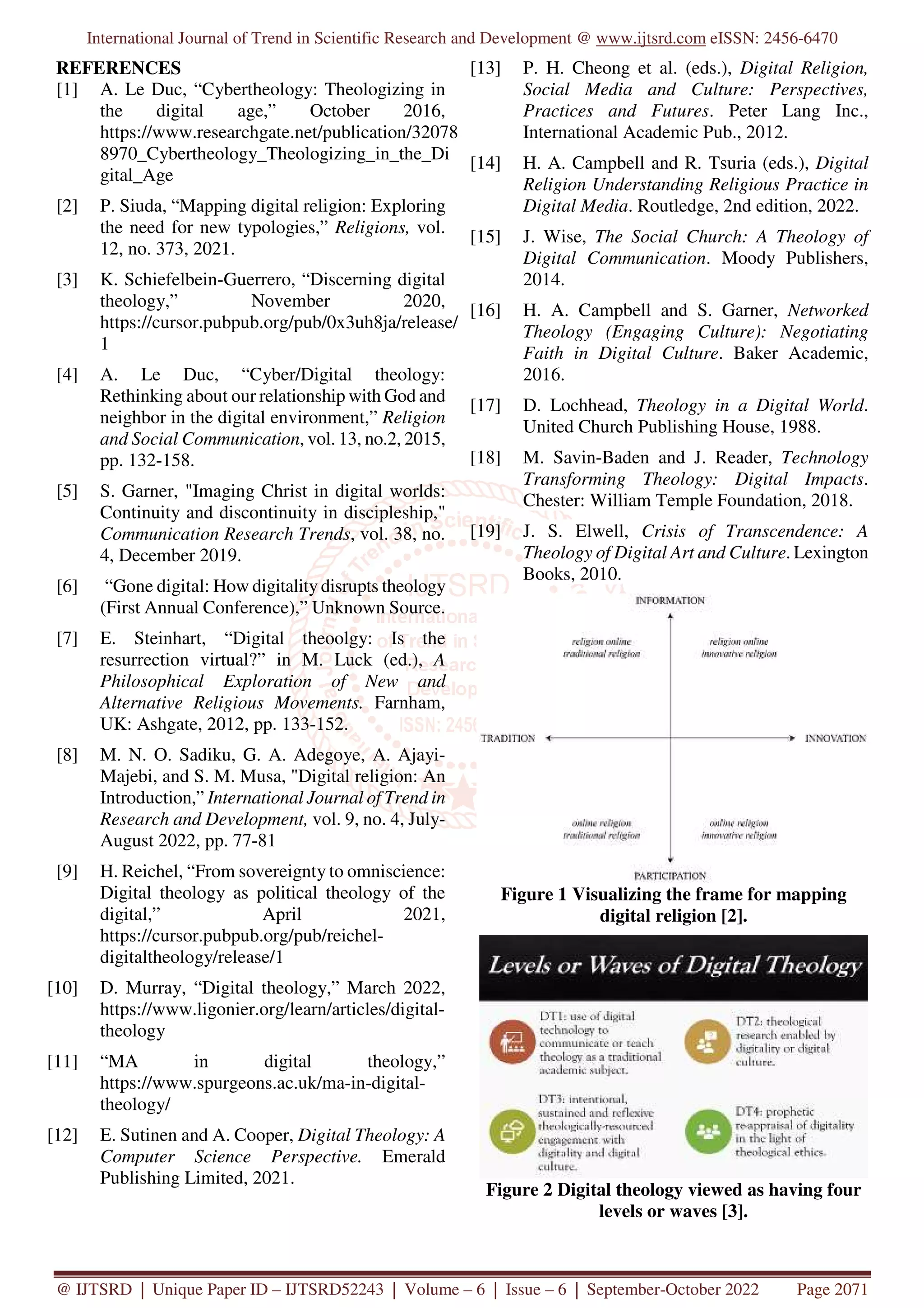 Digital Theology An Overview | PDF