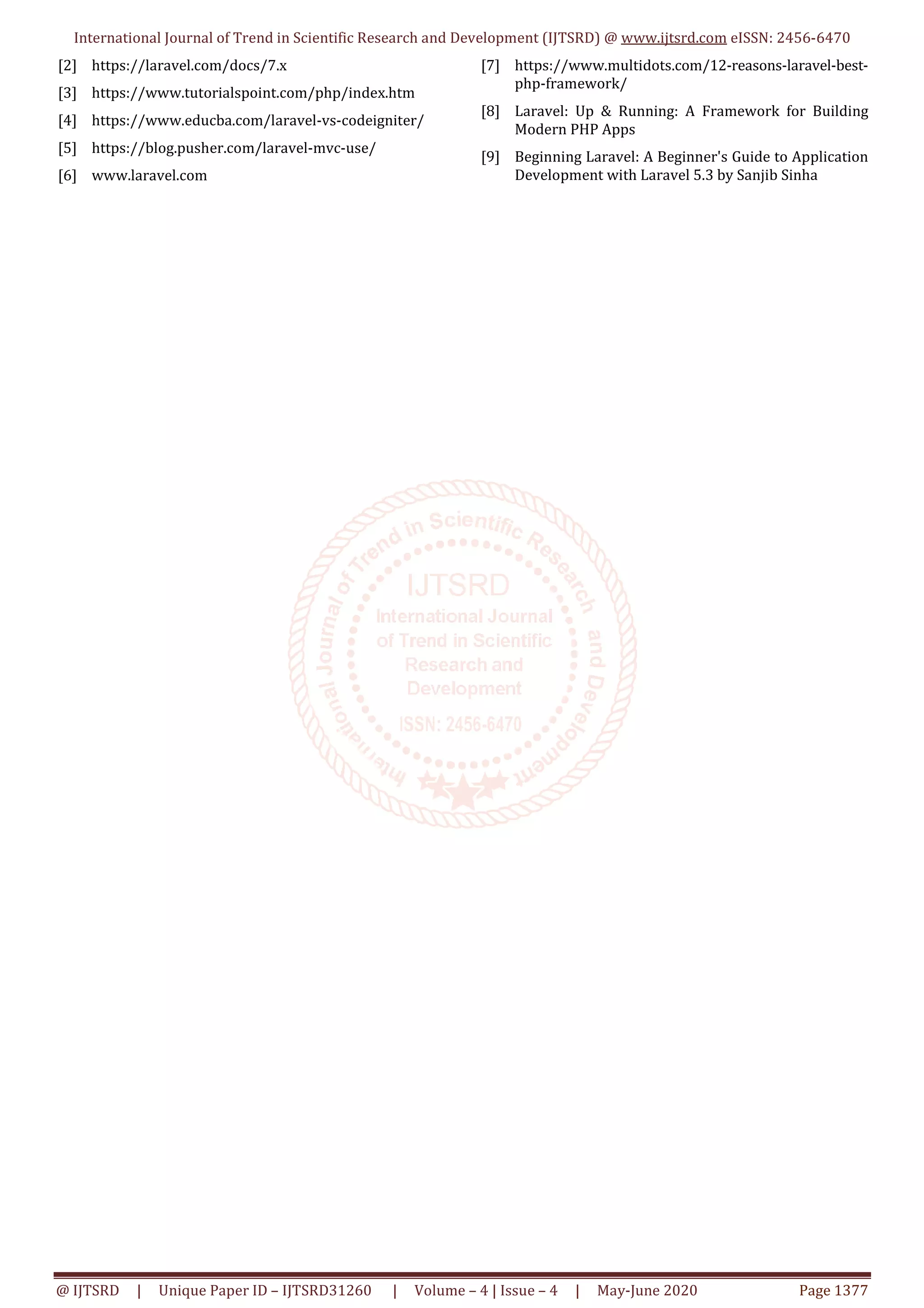 Laravel A Trending Php Framework Pdf