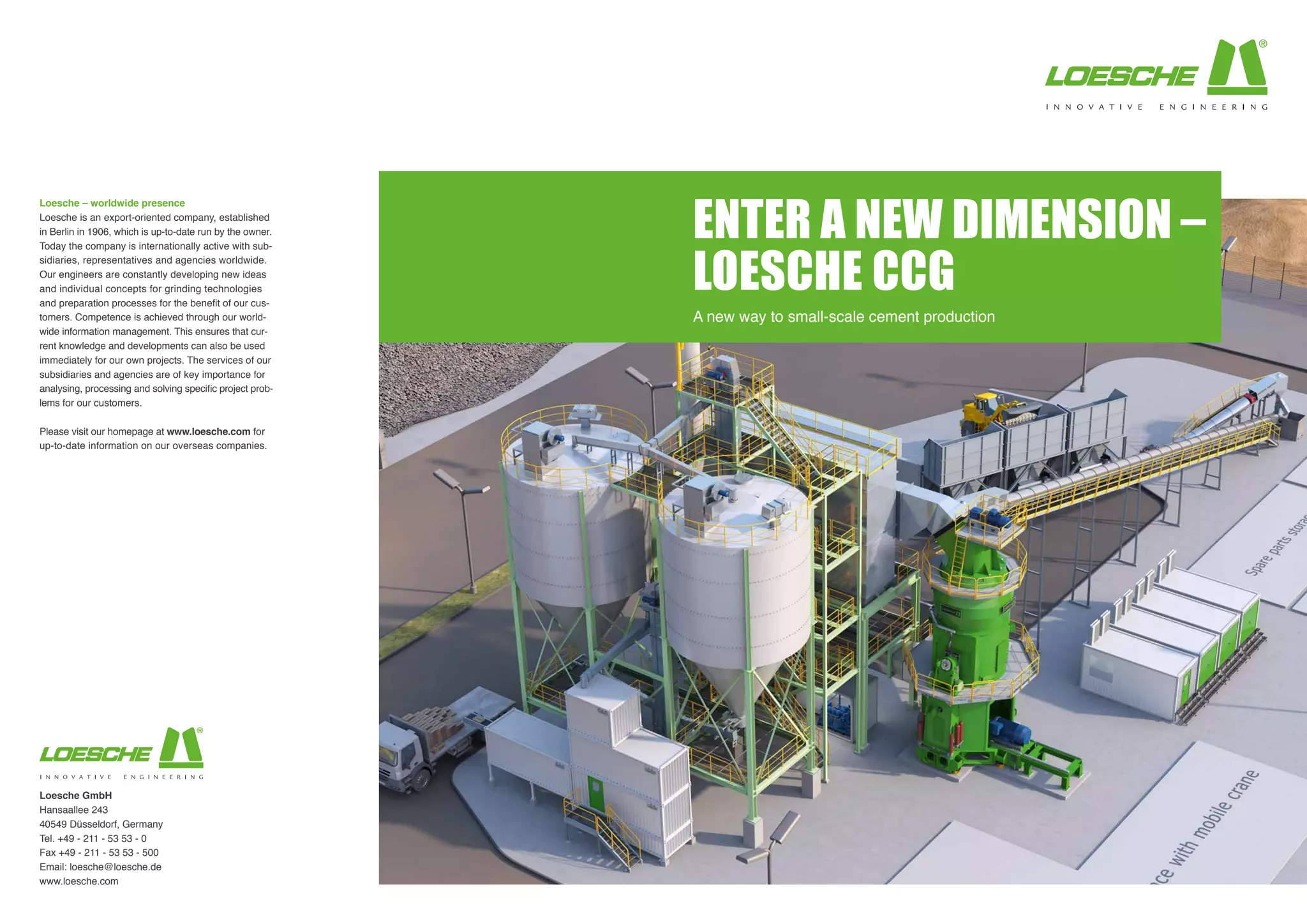 Enter a New Dimension - LOESCHE CCG Plant | PDF