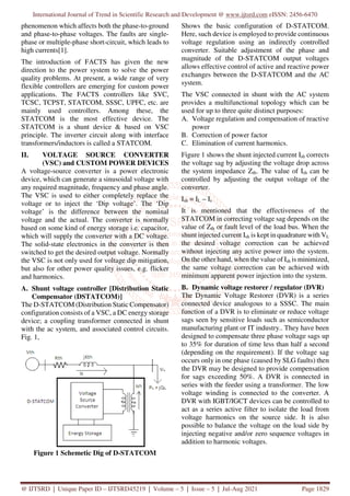 Optimization Technique for Power Quality Improvement using DSTATCOM Neural Network Approach – A ...
