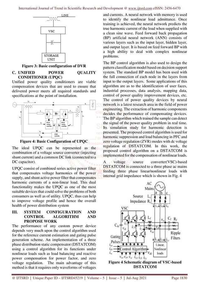 Optimization Technique For Power Quality Improvement Using Dstatcom Neural Network Approach A