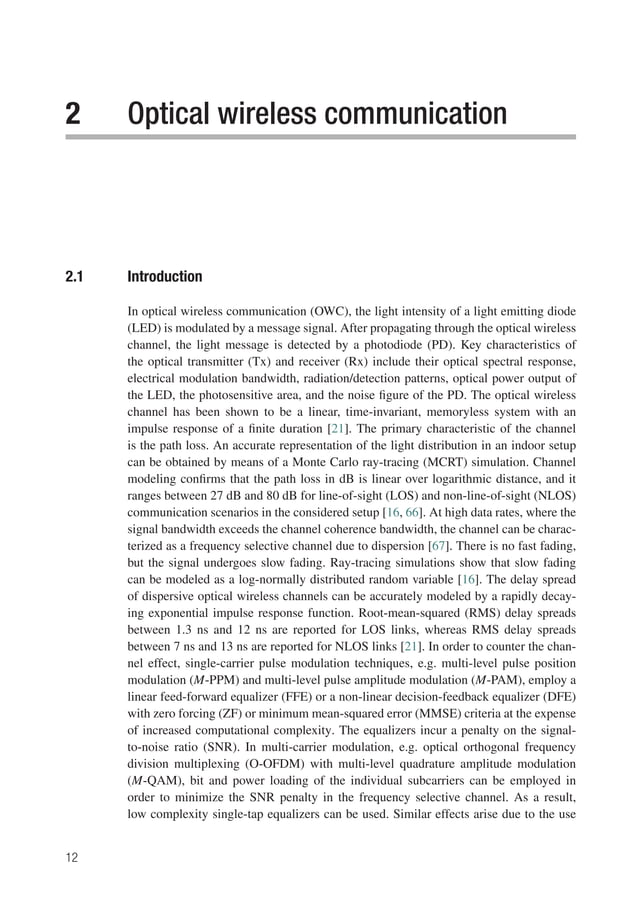 Principles Of Led Light Communications Svilen Dimitrov Harald Haas | PDF