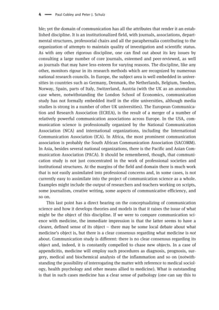 Theories And Models Of Communication Paul Cobley Editor Peter J Schulz ...