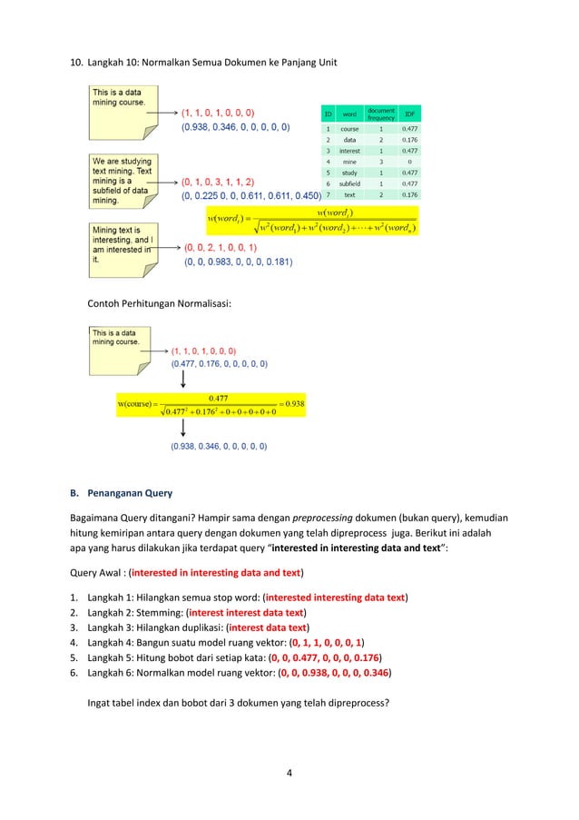25524 24 preprocessing searching dalam text mining | PDF