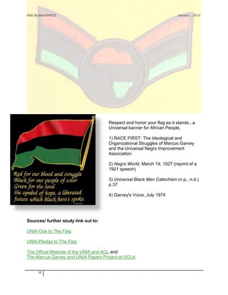 Lessons from The Honorable Marcus Mosiah Garvey | PDF