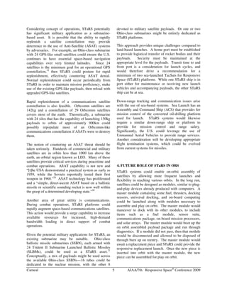 Sea-launched TacSats for Responsive Space (STaRS) | PDF