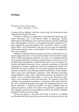 Markedness And Economy In A Derivational Model Of Phonology Andrea ...
