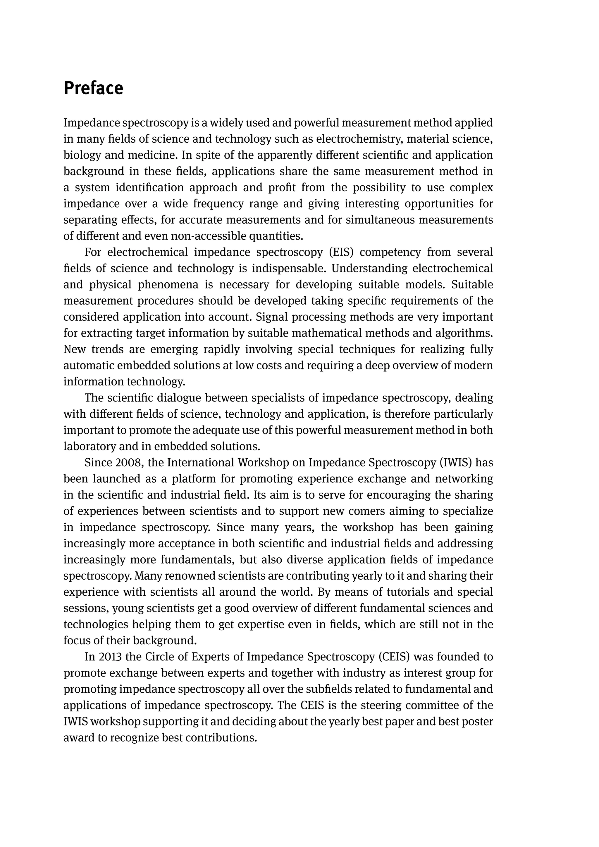 Progress Reports On Impedance Spectroscopy Measurements Modeling And ...