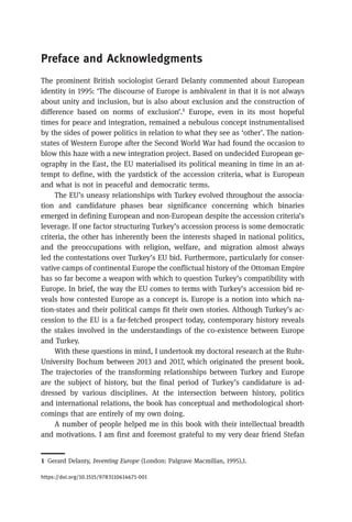 Debating Turkey In Europe Identities And Concepts Caner Tekin | PDF