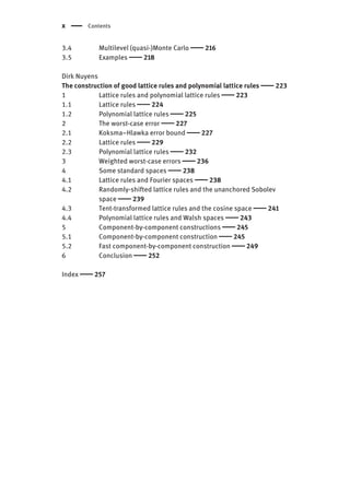 Uniform Distribution And Quasimonte Carlo Methods Discrepancy ...