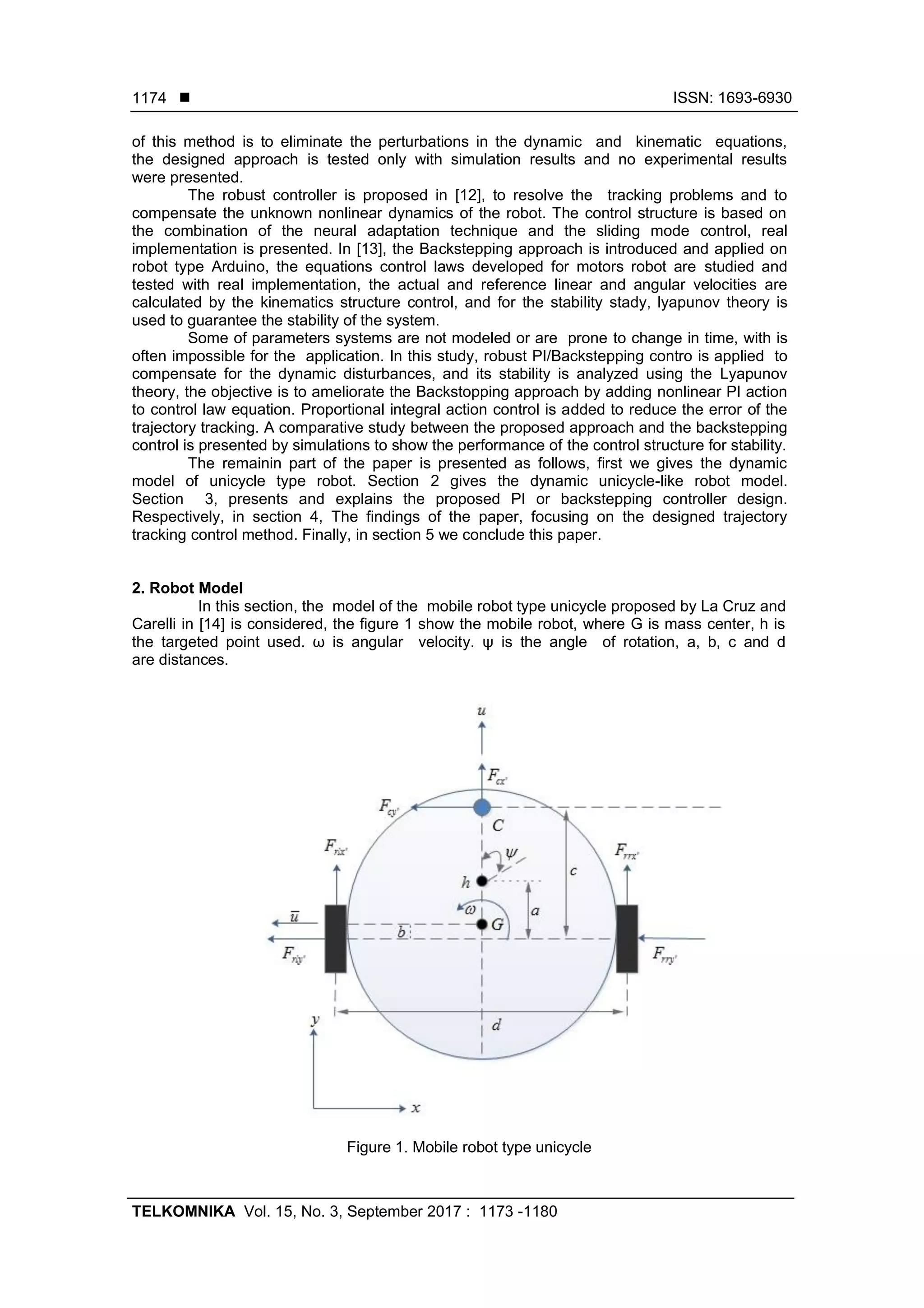 Integral Backstepping Approach for Mobile Robot Control | PDF
