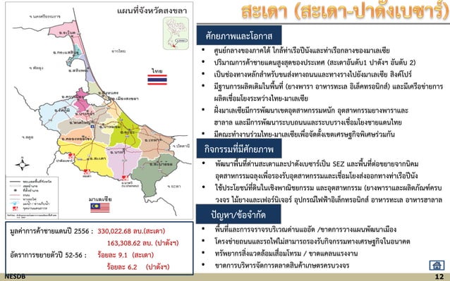 เขตพัฒนาเศรษฐกิจพิเศษ 2557 2558 | PPT
