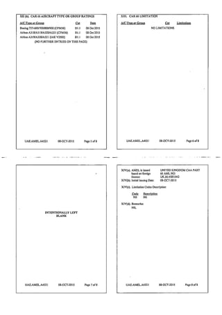 GCAA License Naseer | PDF