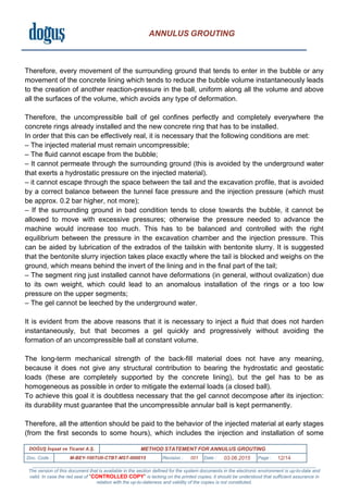 2559 m-bey-100 tu0-ctbt-mst-000015-001_annulus grouting | PDF