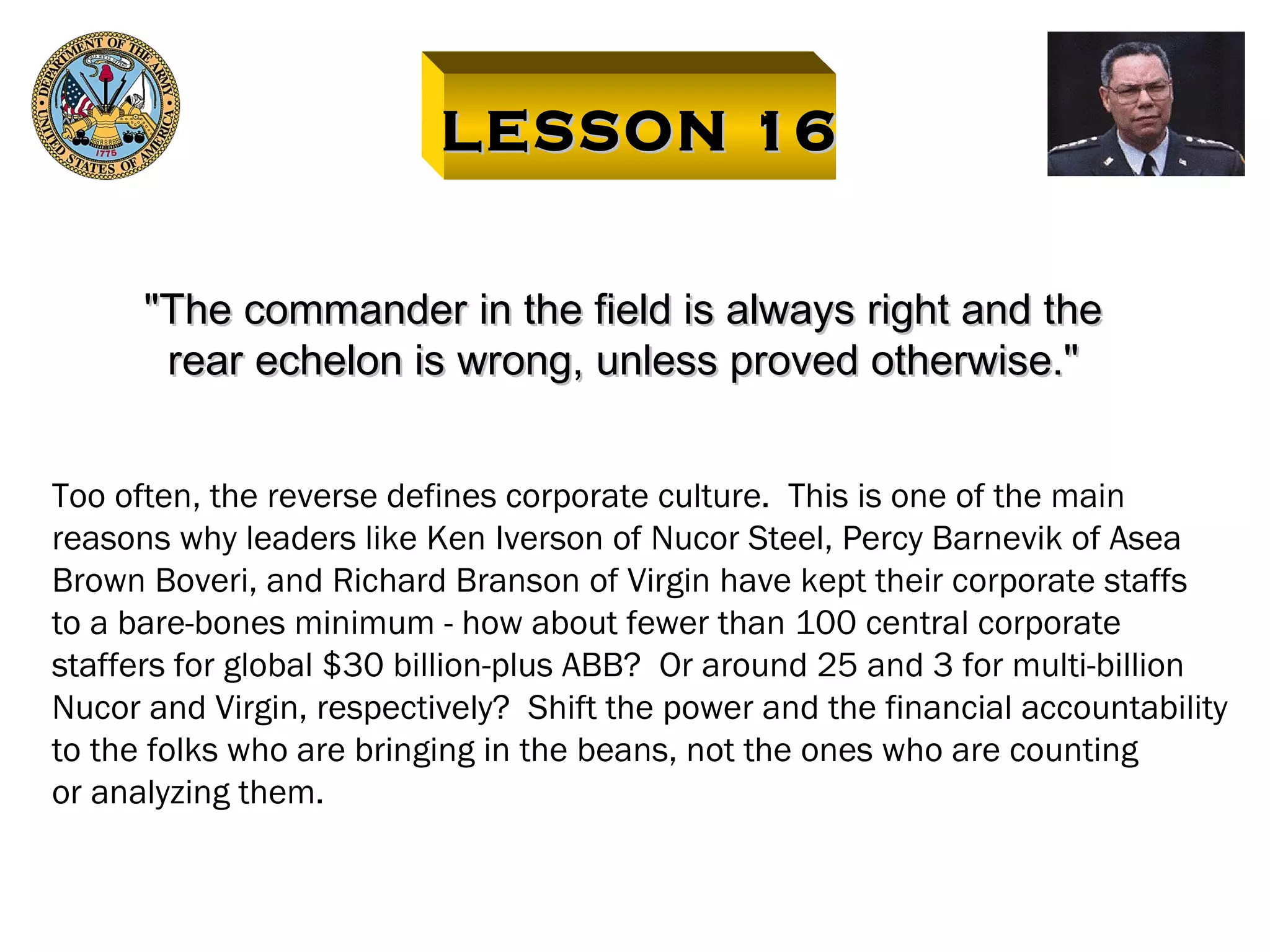 Colin Powell On Leadership | PPT
