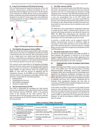 Comparative Study on Mobile Switching Center of Mobile Generations | PDF