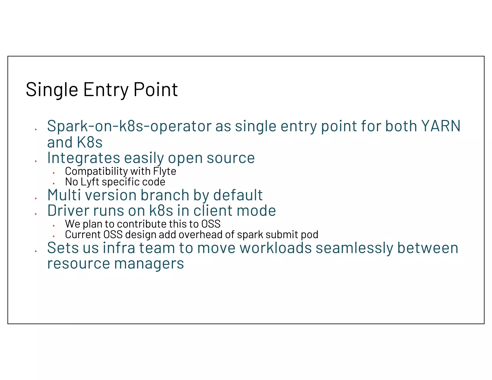 Hybrid Apache Spark Architecture With Yarn And Kubernetes Ppt