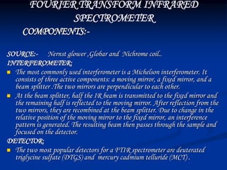 INFRARED SPECTROSCOPY to find the functional group | PPT