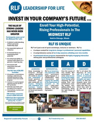 2017 Midwest RLF flyer | PDF | Business | Business and Finance