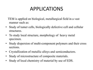 INTRODUCTION TO TEM (TEM-James Hillier and Albert prebus(1938)at ...