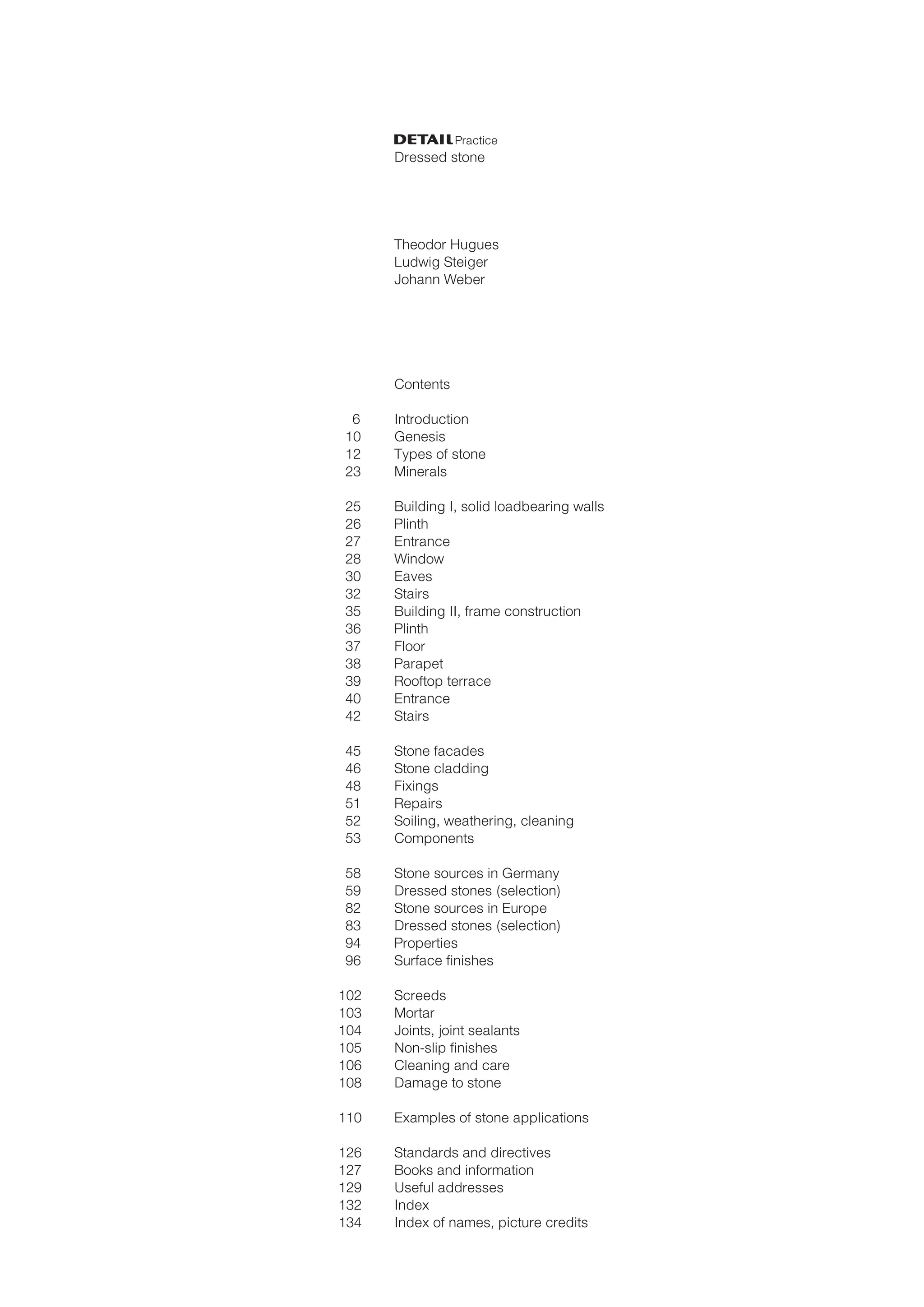 Dressed Stone Types Of Stone Details Examples Theodor Hugues Ludwig ...