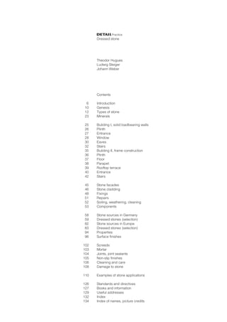 Dressed Stone Types Of Stone Details Examples Theodor Hugues Ludwig ...