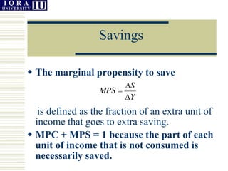Revison-ConsumptionSavings-and-Investmen | PPT