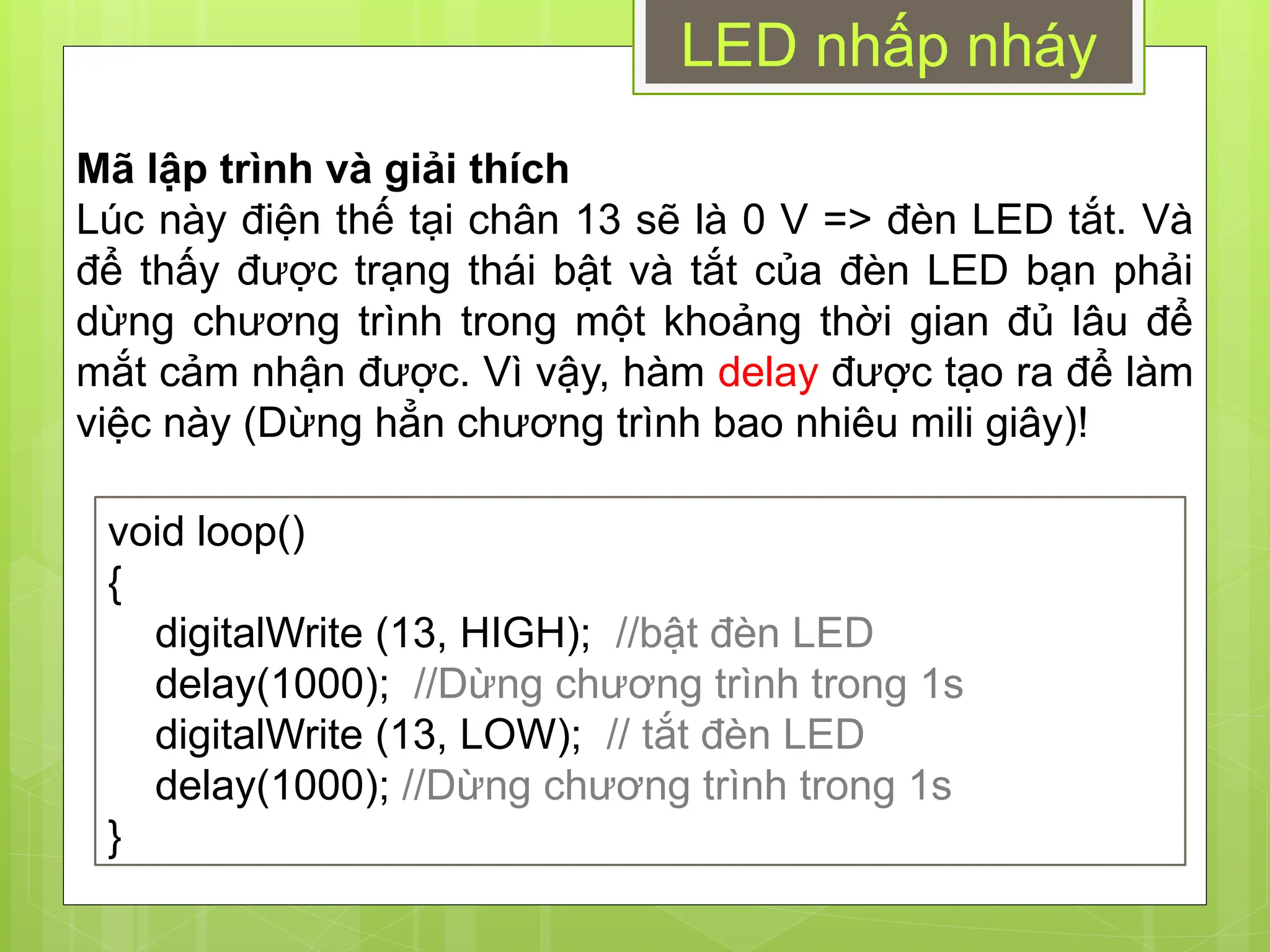slide lap trinh arduino cho nguoi moi bat dau | PPTX