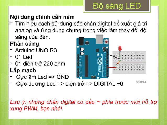 slide lap trinh arduino cho nguoi moi bat dau | PPT