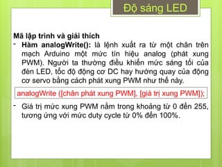 slide lap trinh arduino cho nguoi moi bat dau | PPTX