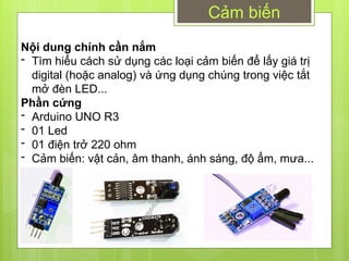slide lap trinh arduino cho nguoi moi bat dau | PPTX
