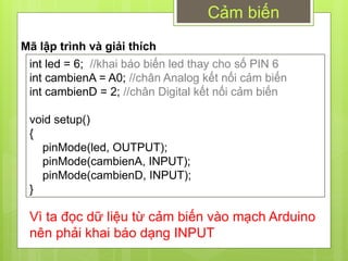 slide lap trinh arduino cho nguoi moi bat dau | PPTX