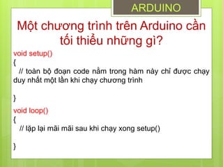 slide lap trinh arduino cho nguoi moi bat dau | PPTX