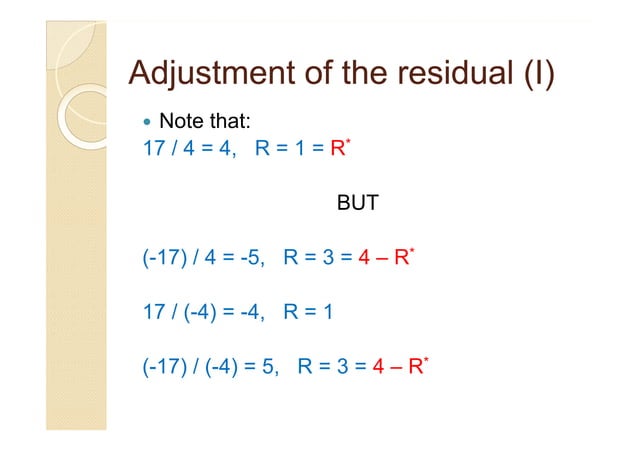 Microprocessor-based Systems 48/32bit Division Algorithm | PPT