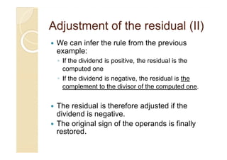 Microprocessor-based Systems 48/32bit Division Algorithm | PPT