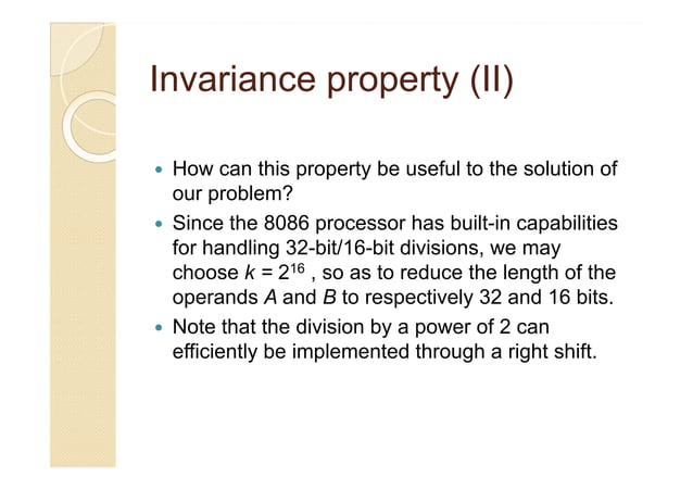 Microprocessor Based Systems 4832bit Division Algorithm Ppt