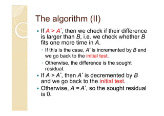 Microprocessor-based Systems 48/32bit Division Algorithm | PPT