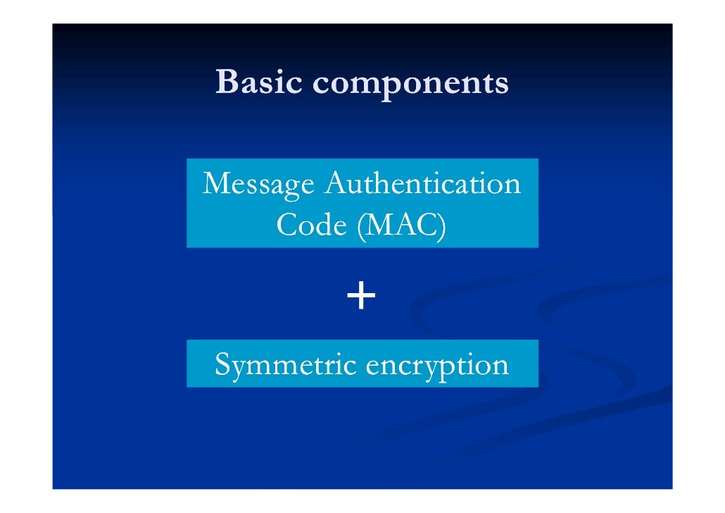 Authenticated Encryption Gcm Ccm