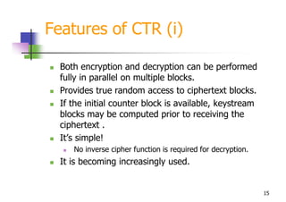 Block Cipher Modes of Operation And Cmac For Authentication | PPT