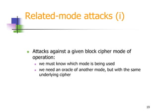 Block Cipher Modes of Operation And Cmac For Authentication | PPT