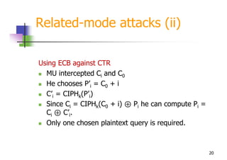 Block Cipher Modes of Operation And Cmac For Authentication | PPT