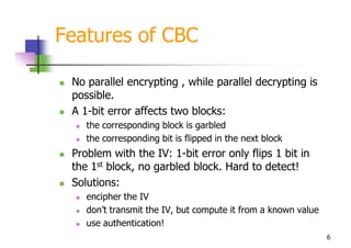 Block Cipher Modes of Operation And Cmac For Authentication | PPT