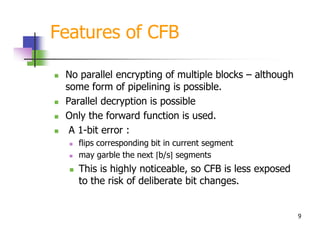 Block Cipher Modes of Operation And Cmac For Authentication | PPT